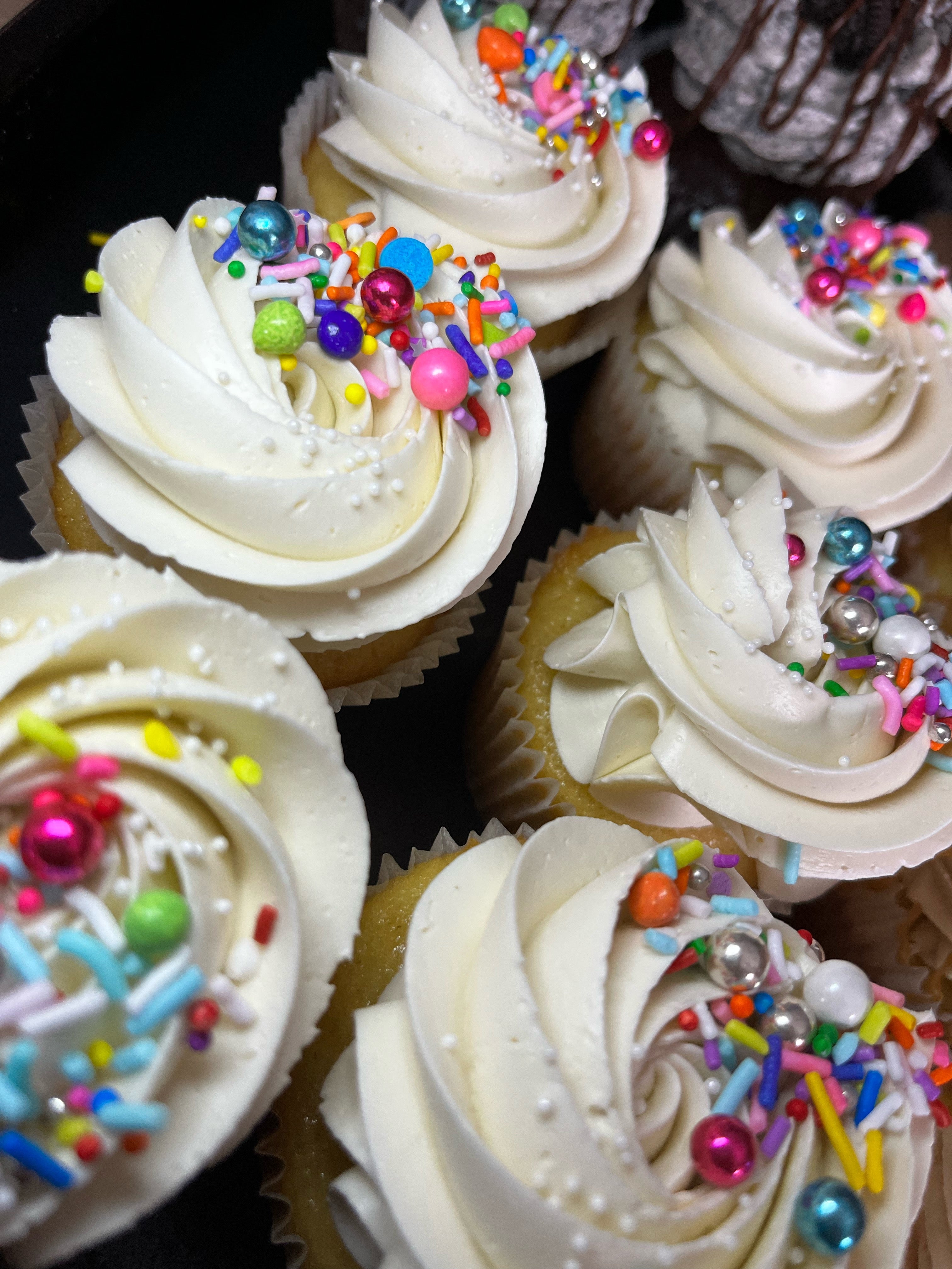 Standard Sprinkle Cupcakes | Miss Vicky's Cake Shop