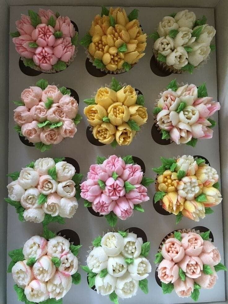 Tulip Cupcakes | Miss Vicky's Cake Shop